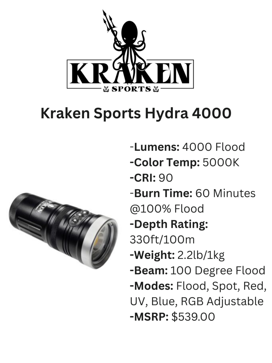 Hydra 4000 WRGBU - Kraken Sports